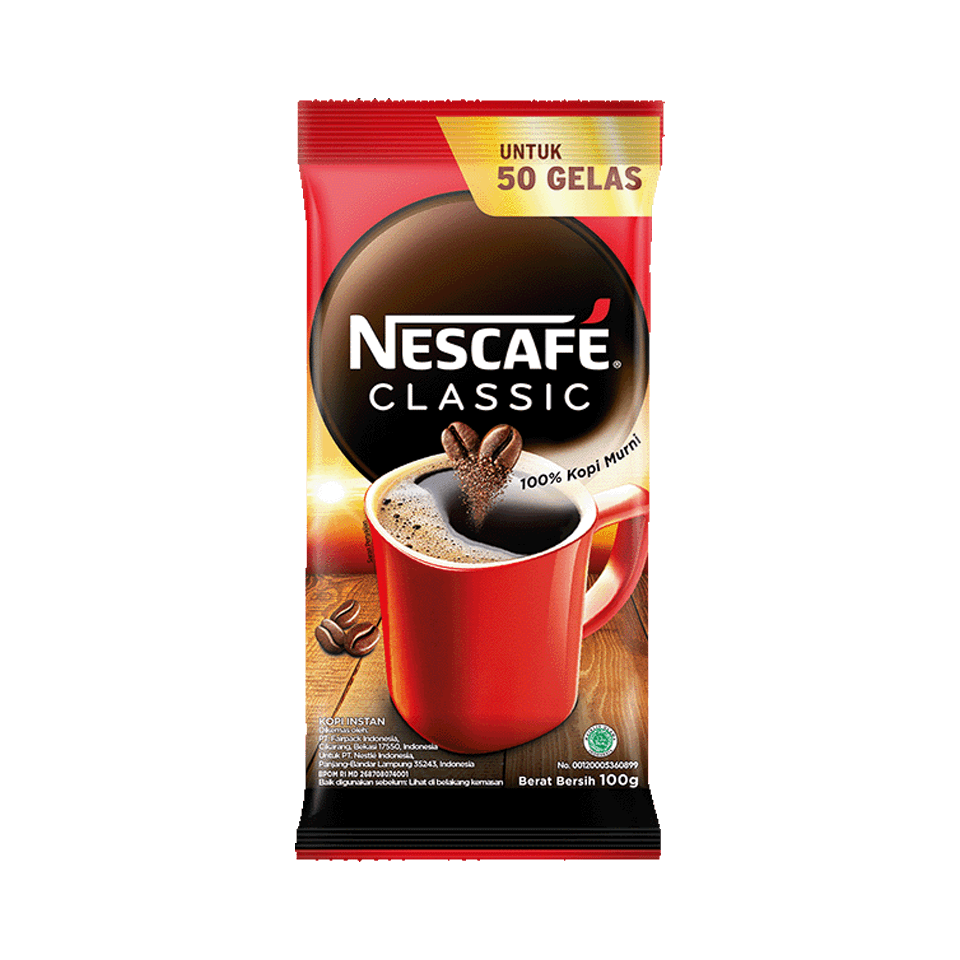 NESCAFÉ CLASSIC - Kemasan Sachet / Refill Bag | NESCAFÉ ID